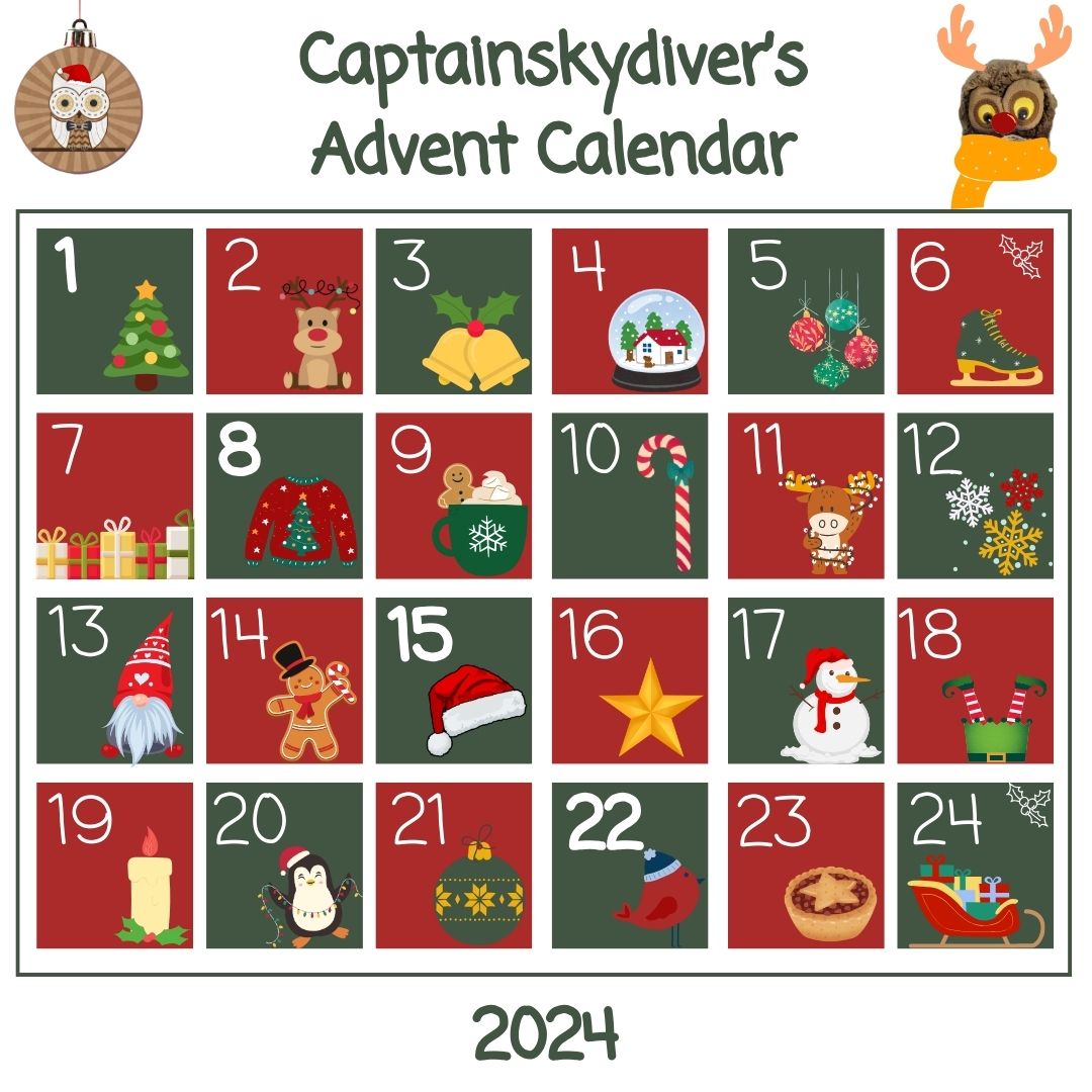 Captainskydiver’s Advent Calendar 2024 🎄 – Captainskydiver